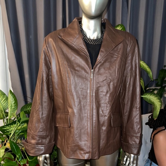 Pamela McCoy | Jackets & Coats | Pamela Mccoy Leather Jacket | Poshmark